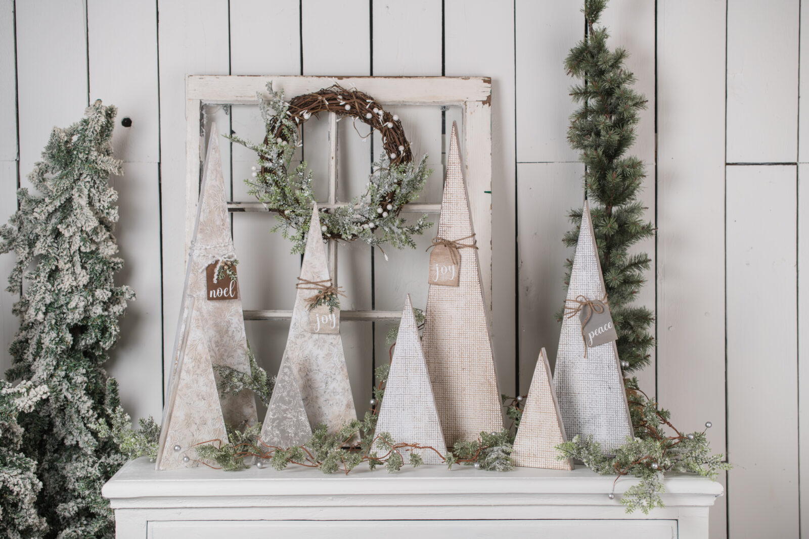 DIY Textured Christmas Tree Kits - At Home With Chic & Grace