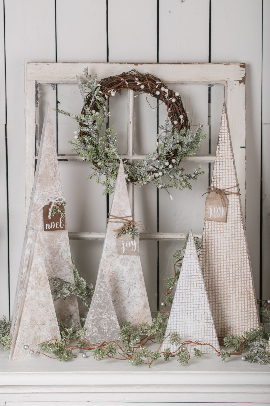 DIY Textured Christmas Tree Kits - At Home With Chic & Grace