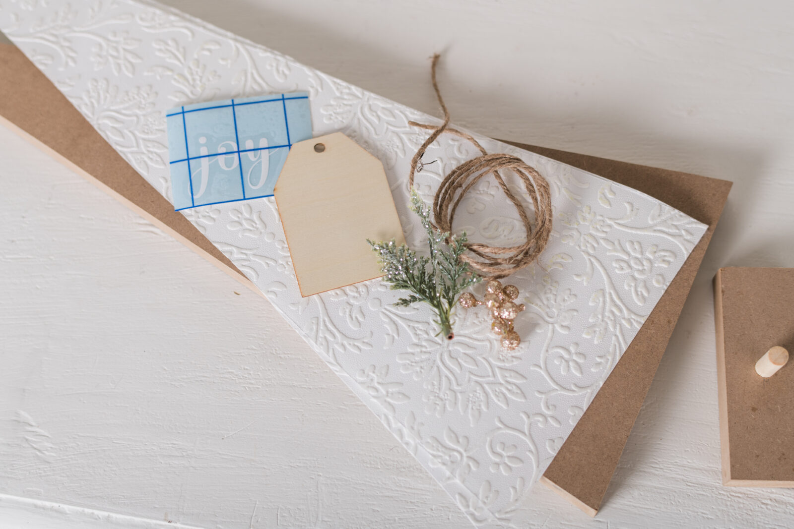 DIY Textured Christmas Tree Kits - At Home With Chic & Grace