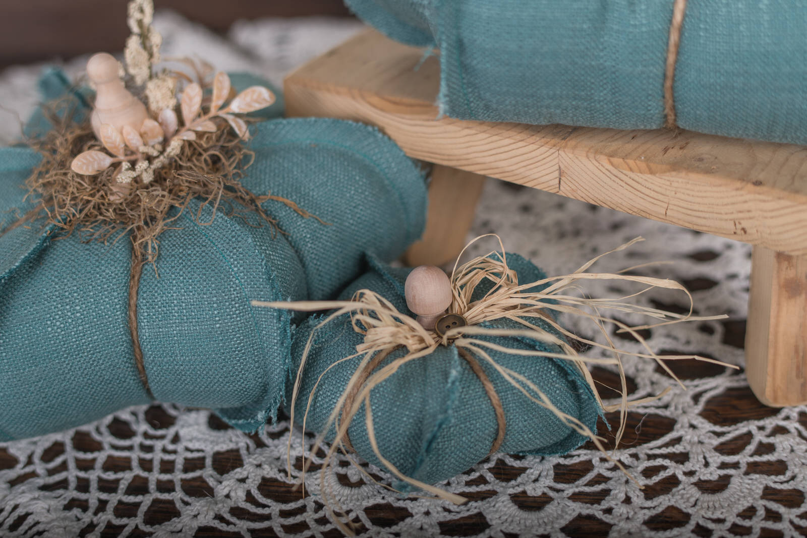 DIY Topiary Pumpkins out of Drop Cloth - At Home With Chic & Grace